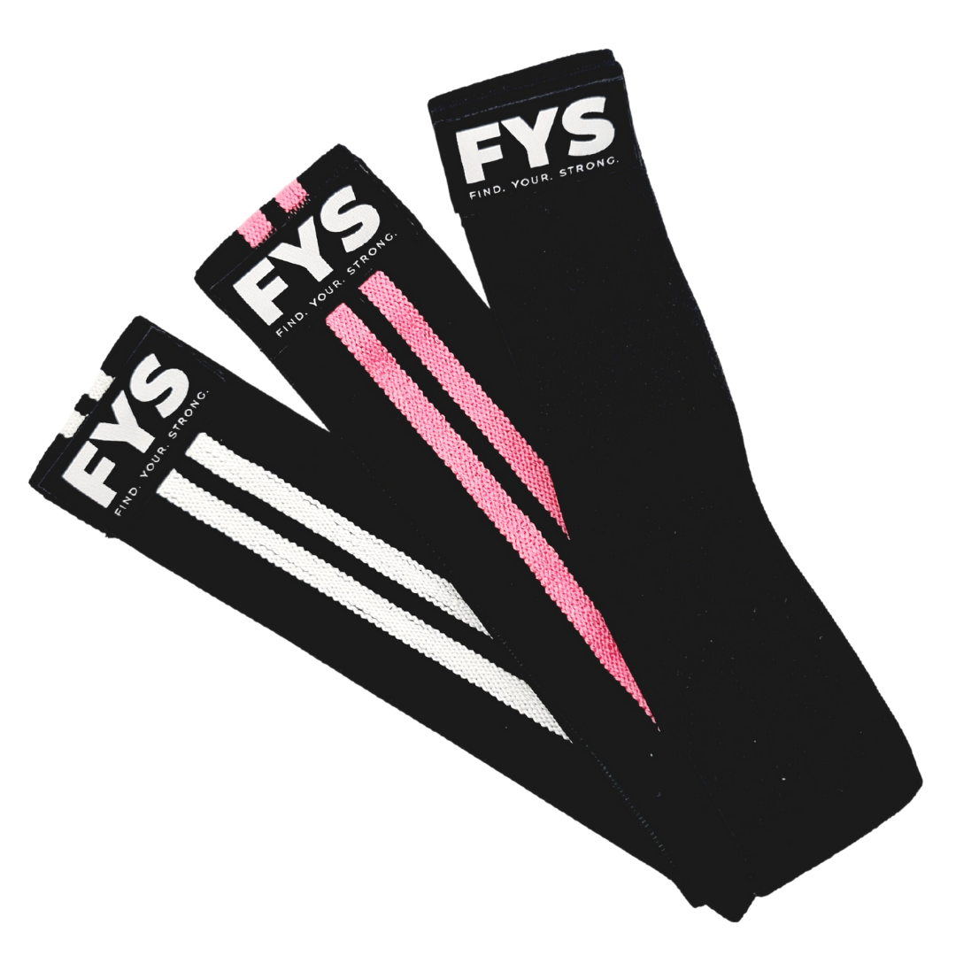 3x Pack of short bands- Varied Sizes – team round